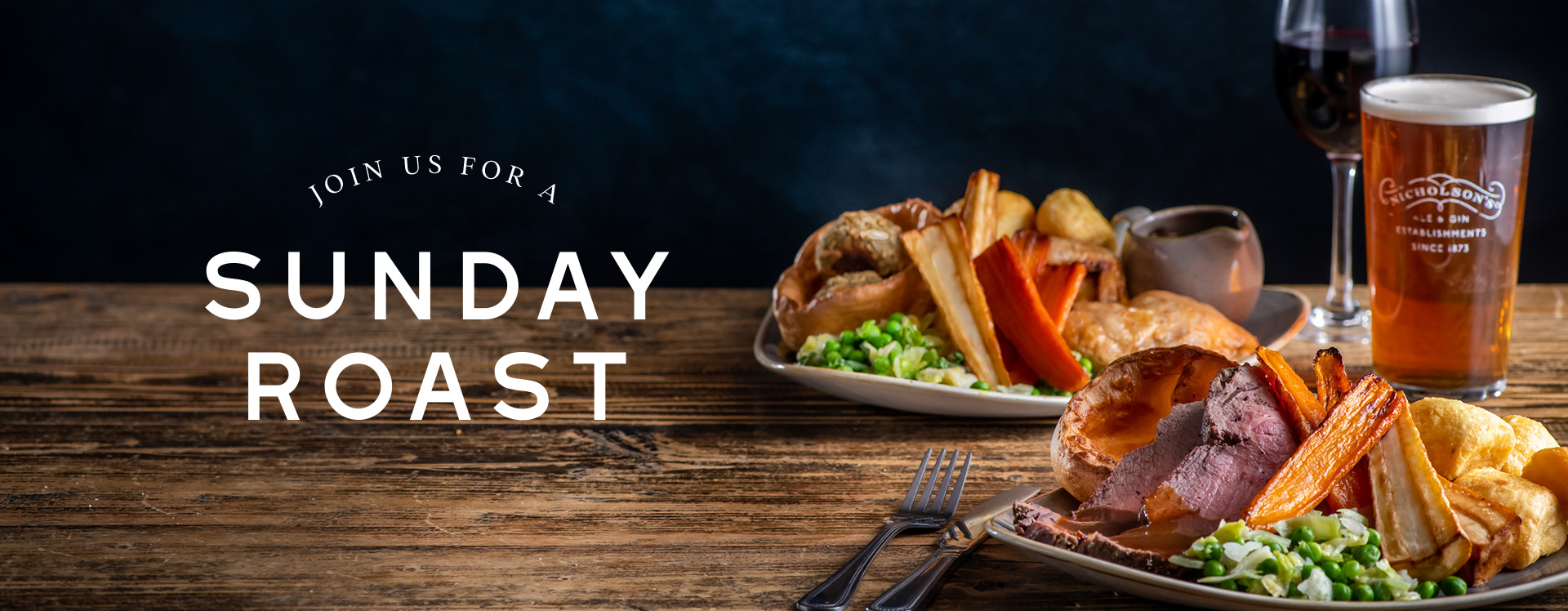 Sunday Roast Menu & Prices at The Wellington