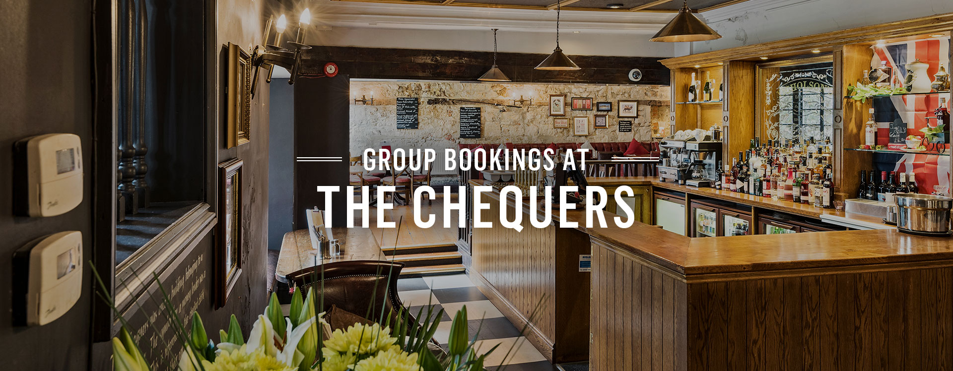 Group Bookings at The Chequers - Nicholson's Pubs
