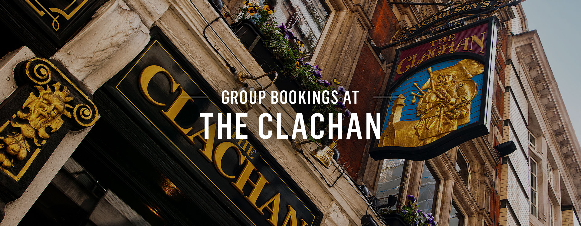 Group Bookings at The Clachan - Nicholson's Pubs