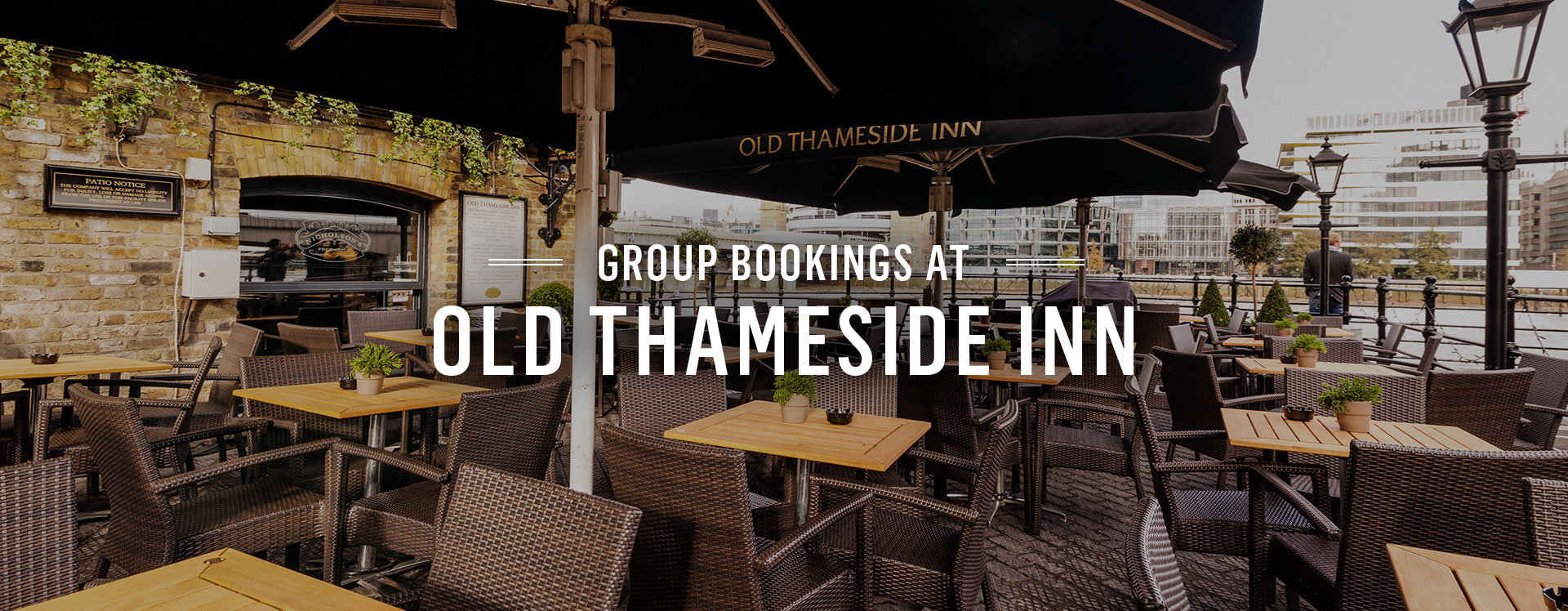 Group Bookings at The Old Thameside Inn - Nicholson's Pubs